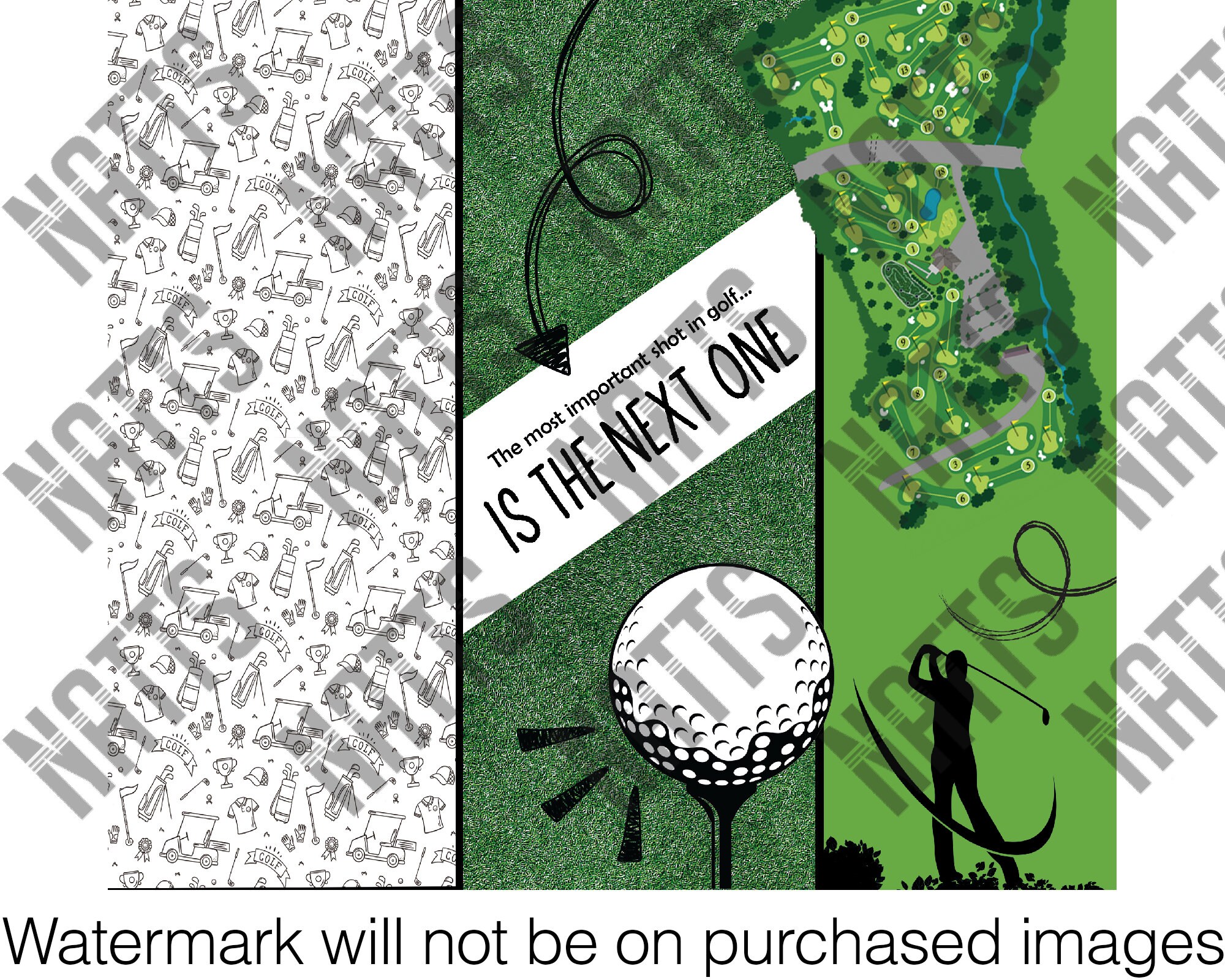 Golf Tumbler Sublimation Design PNG, Golf Tumbler Sublimation Wrap ...