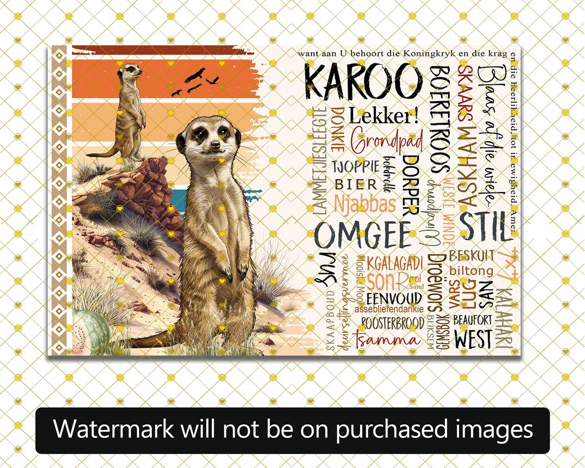 Karoo AFRIKAANS 15oz Skinny Tumbler Sublimation Design PNG, Afrikaans ...