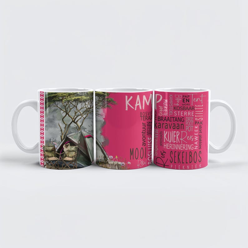 South African Kamp Afrikaans 11oz Ceramic Sublimation Design PNG, SA ...
