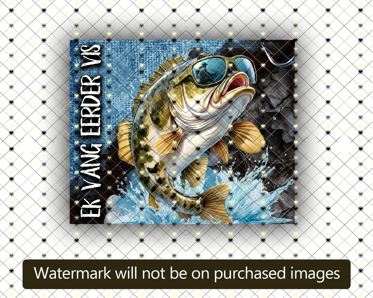 Afrikaanse Visvang Mousepad – Geskenk Vir 'n Man, Ek Vang Eerder Vis ...