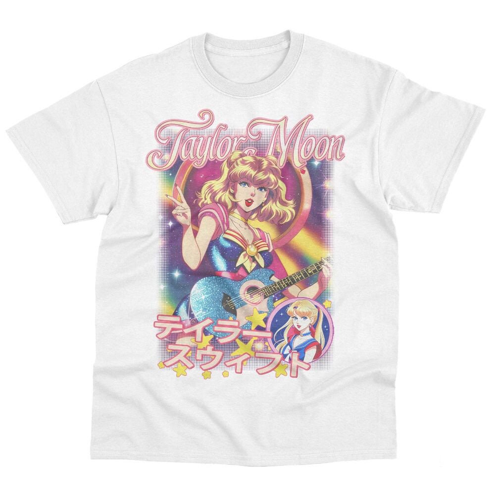Taylor Moon Shirt ,taylor and Sailor Moon Combination Cartoon Art ...