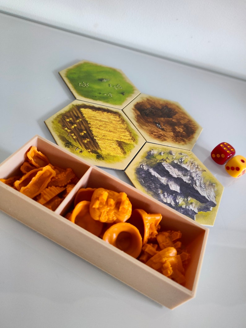 Custom-made 4 Catan Boxes for Roads and Cities - Etsy