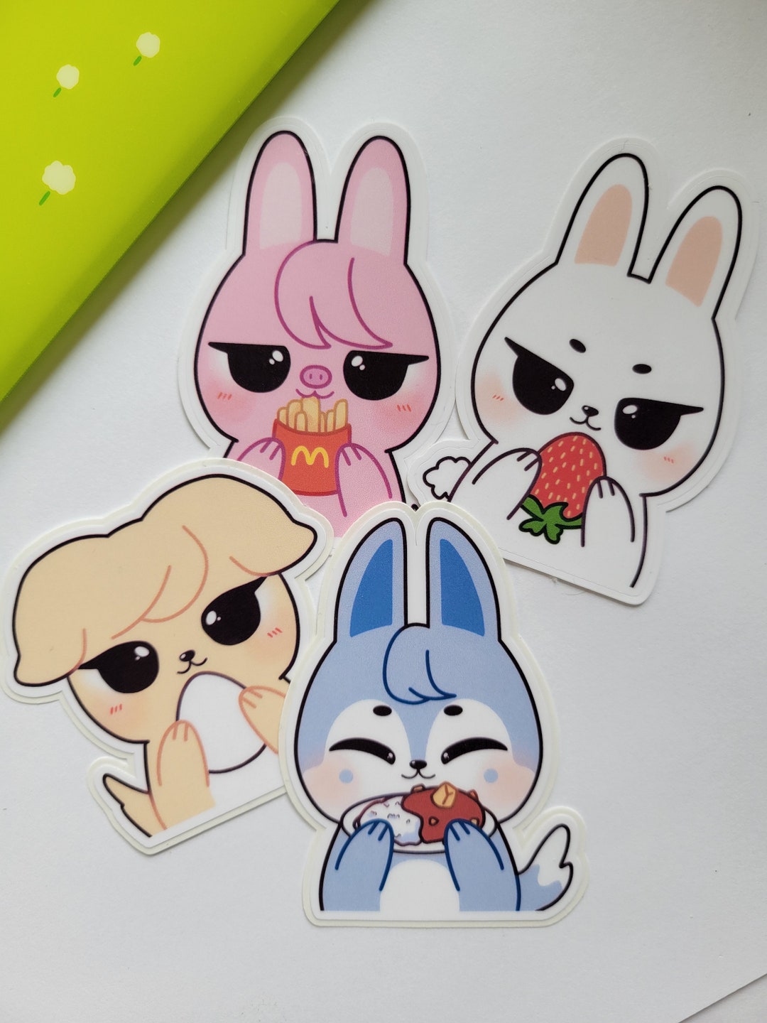 SKZOO Stickers Straykids With Food - Etsy