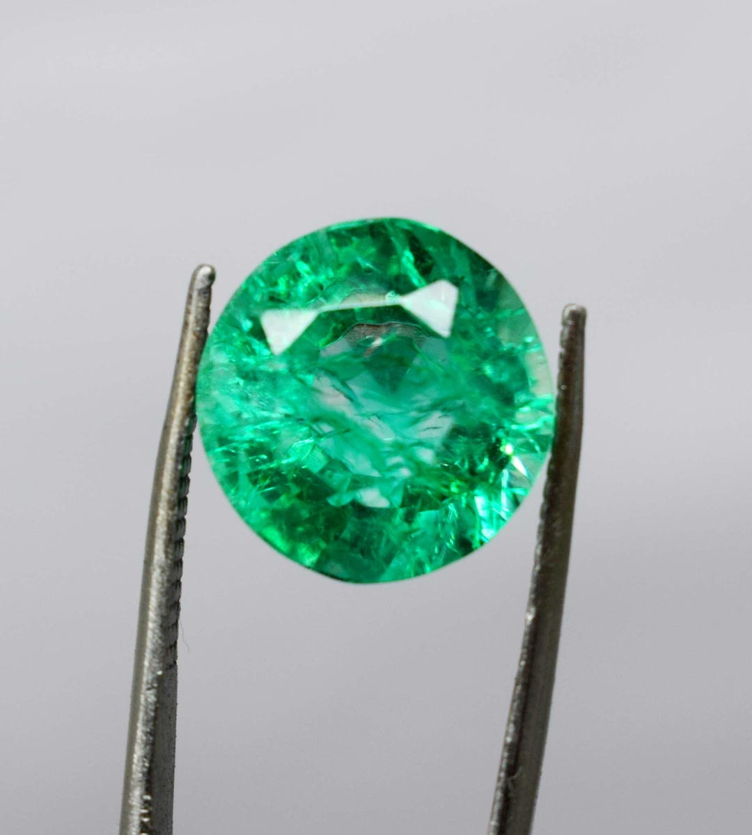 New Round Shape Green Emerald Gemstone Best May Birthstone 6-8 Ct ...