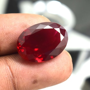 9 Ct Vivid Blood-red Ruby Oval Cut AAA Fire Natural Gemstone Luxury ...