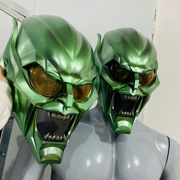Green Spiderman Mask - Etsy