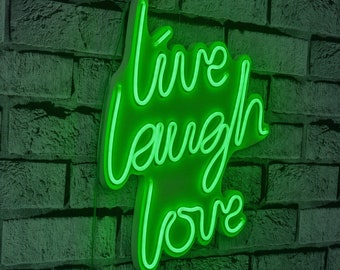 Live Laugh Love Neon Sign - Etsy