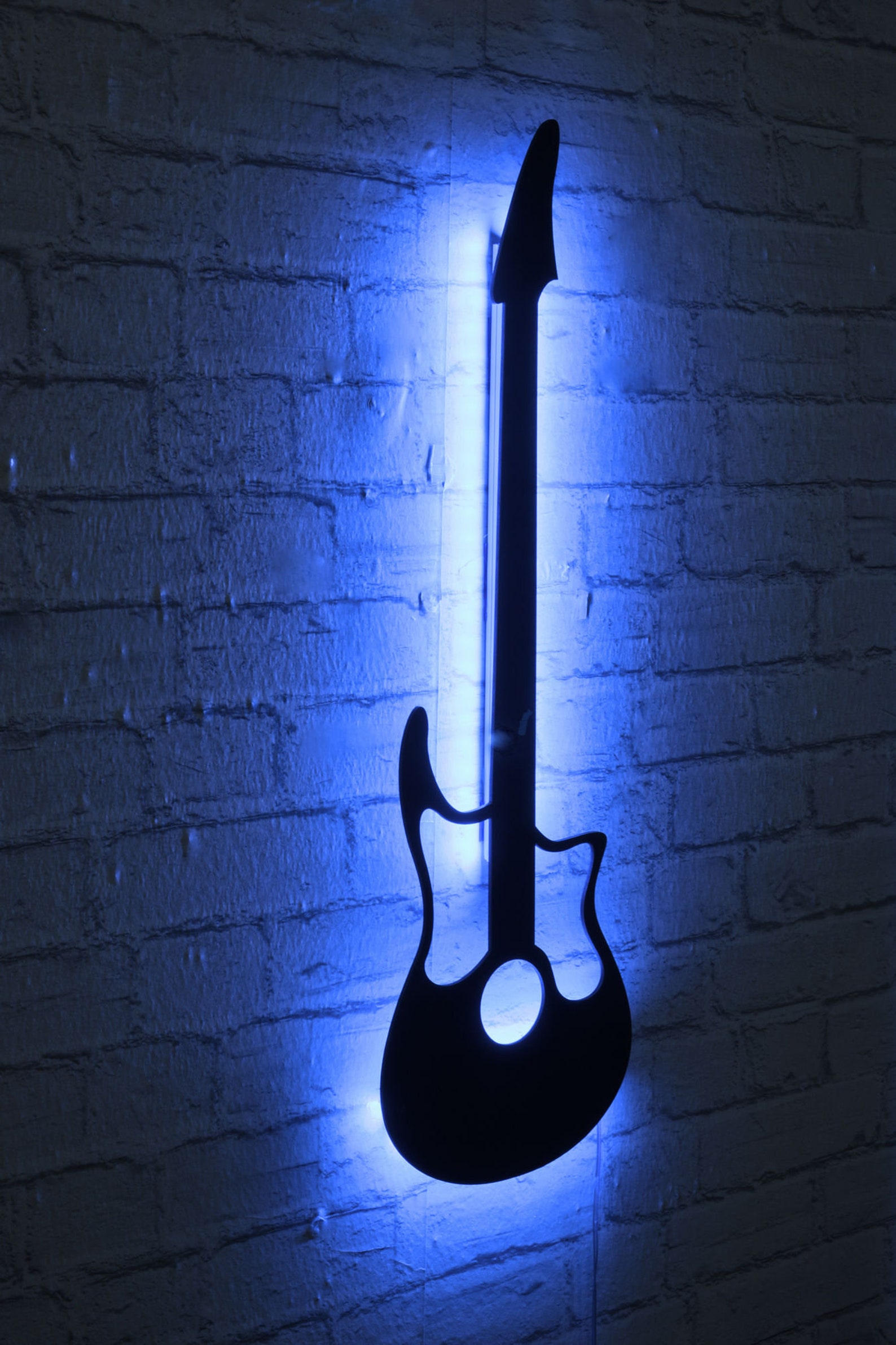 Guitar Led Sign Led Sign Decor Handmade Led Wall Sign - Etsy