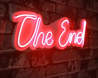 The End Neon Sign - Etsy
