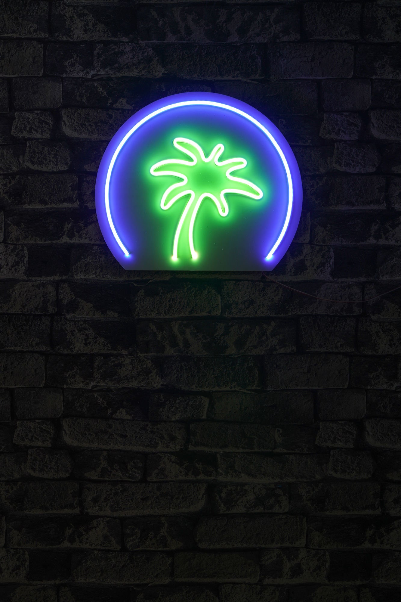 Palm Tree Neon Sign Neon Sign Wall Decor Handmade Neon Sign Flash Led ...