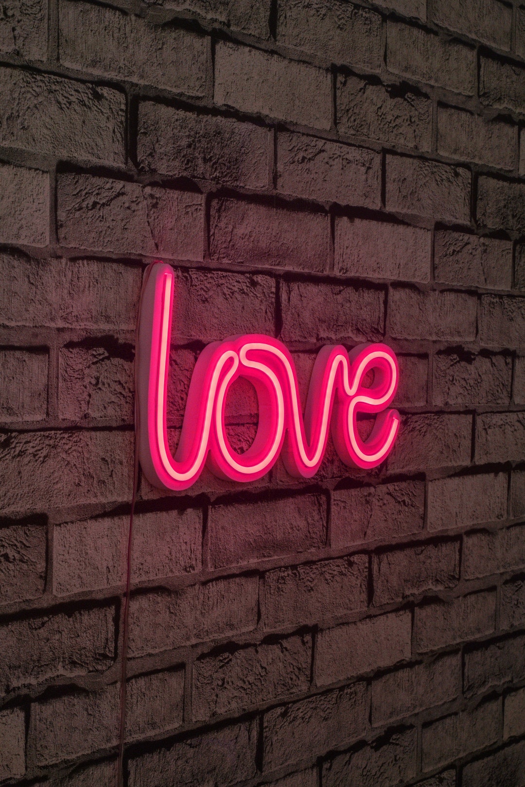 Love Neon Sign Love Led Neon Light Wall Decor Handmade Neon Sign ...