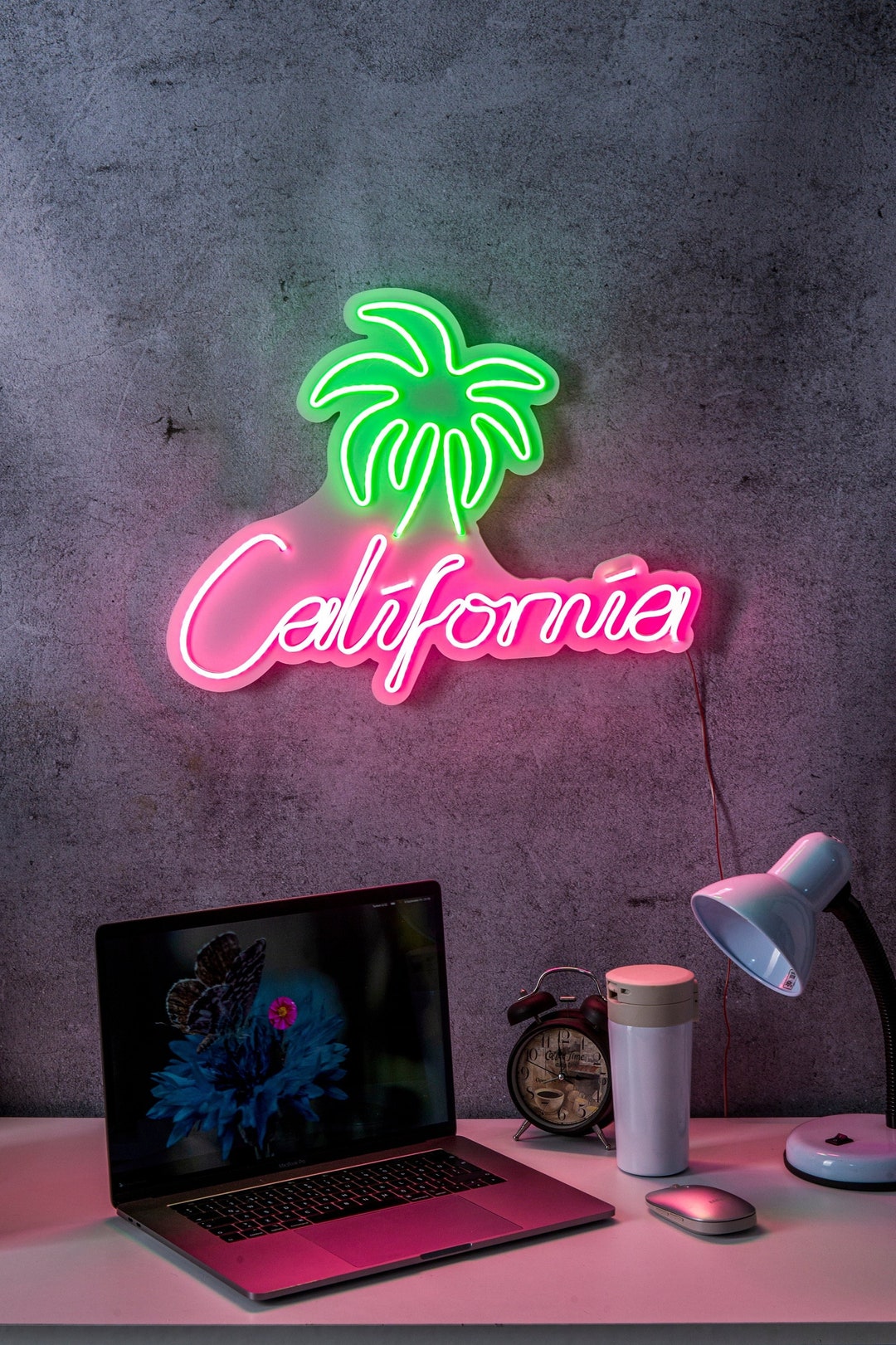 California Neon Sign Neon Sign Wall Decor Handmade Neon - Etsy