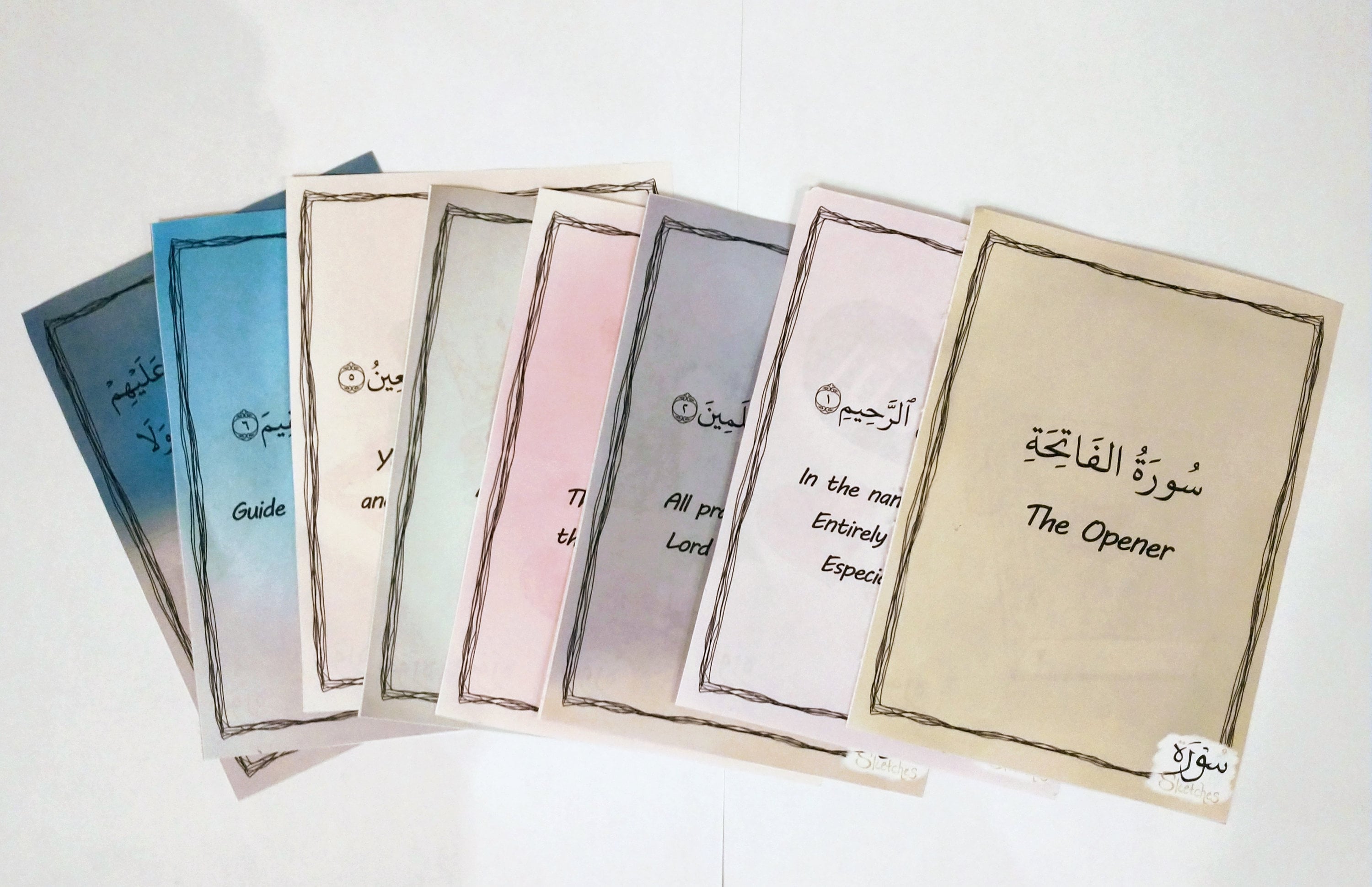 Surah Al Fatiha Flashcards for Kids Qur'an Instant Download - Etsy