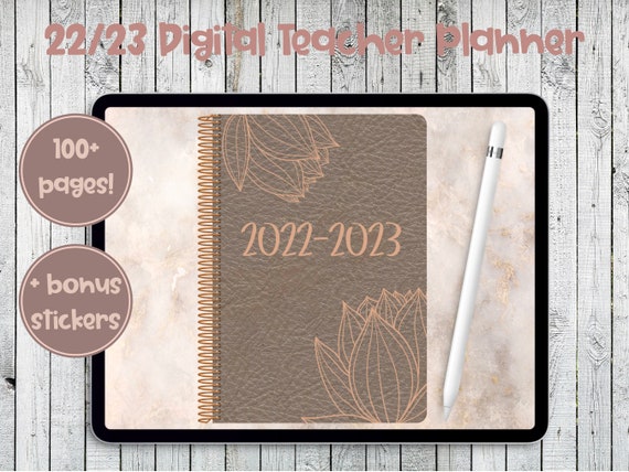 2022 2023 Digital Teacher Planner Teacher Digital Planner - Etsy