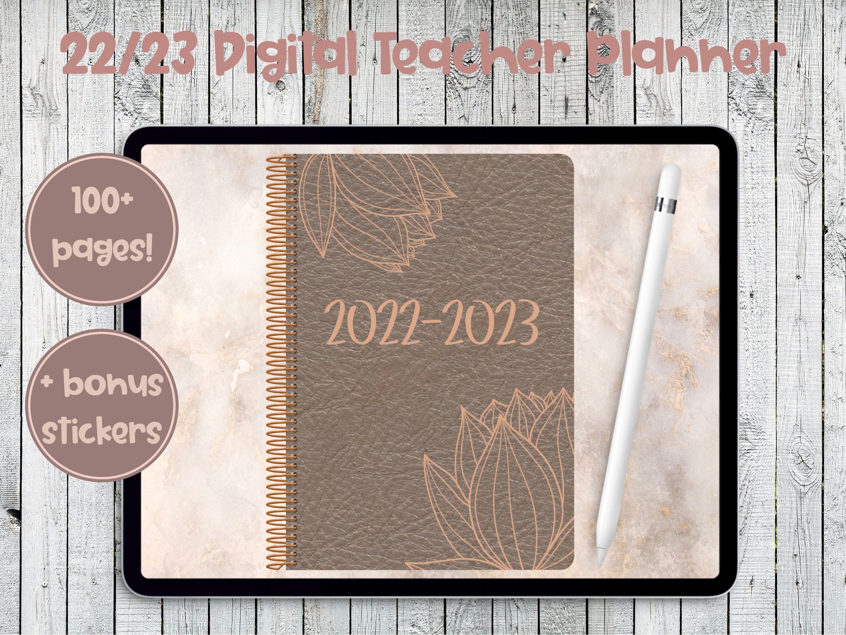 2022 2023 Digital Teacher Planner, Teacher Digital Planner, iPad ...