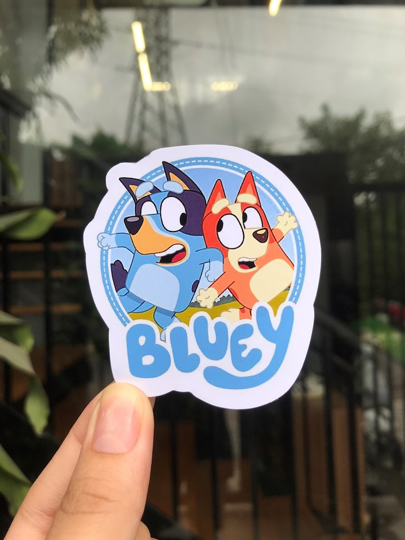Bluey Vinyl Decal Sticker Bluey Funny Bluey Sticker for - Etsy Canada