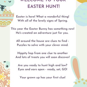 Indoor Easter Scavenger Hunt, Easter Digital Download, Easter Game, Easter Egg Hunt - Etsy Canada