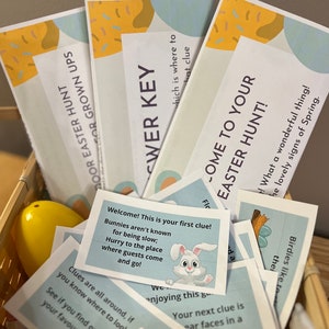 Indoor Easter Scavenger Hunt, Easter Digital Download, Easter Game ...