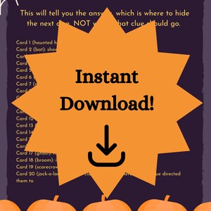 Indoor Halloween Scavenger Hunt Game: (digital Download) - Etsy