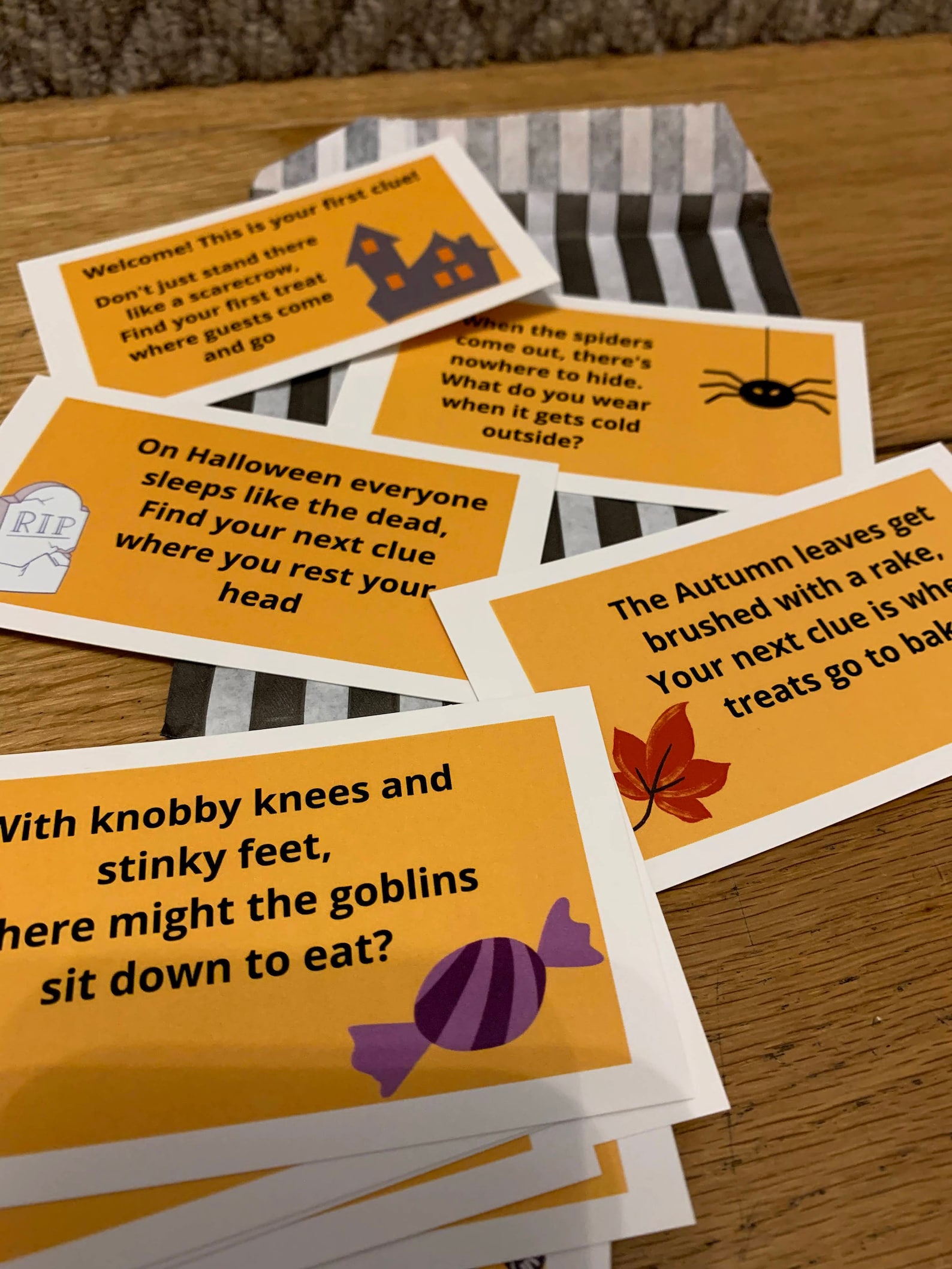 Indoor Halloween Scavenger Hunt, Halloween Game, Halloween Activity - Etsy