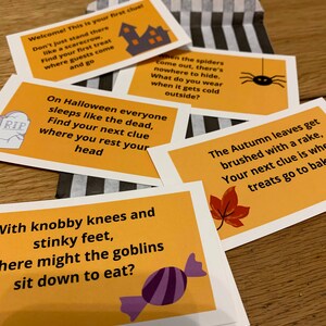Indoor Halloween Scavenger Hunt Game: (digital Download) - Etsy