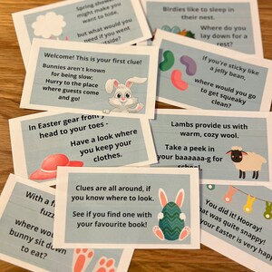 Indoor Easter Scavenger Hunt, Easter Digital Download, Easter Game ...