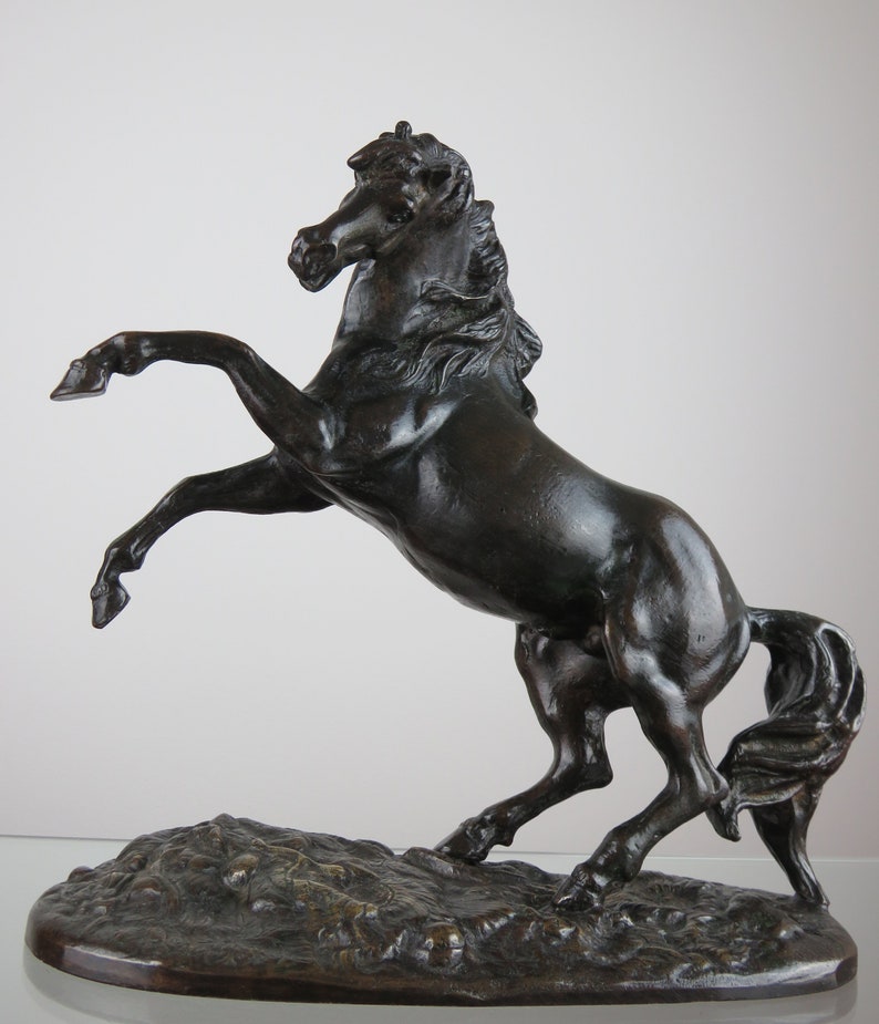 Charles Menne (1854-1940) Authentic Bronze "prancing Horse" - Etsy