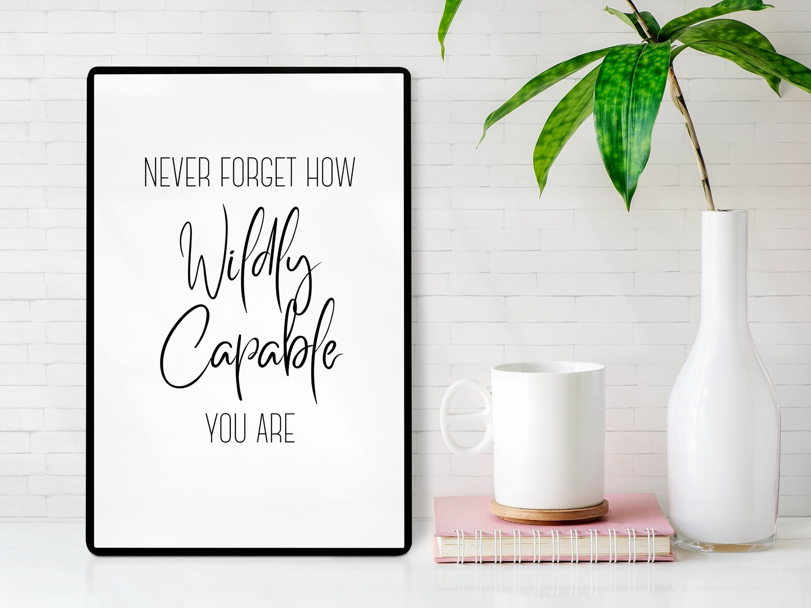 PRINTABLE Never Forget How Wildly Capable You Are Wall Decor - Etsy