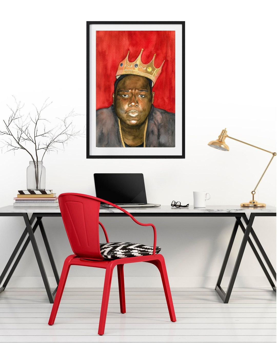 Digital Download Biggie Smalls Print, Teen Room Wall Decor Art, Hip Hop ...