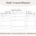 Printable Daily Lesson Planner for Homeschool Parents and Teachers - Etsy