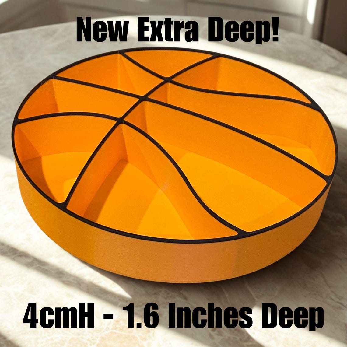 Custom Basketball Snack Tray: 3D Printed Party Platter, Team Colors - Etsy