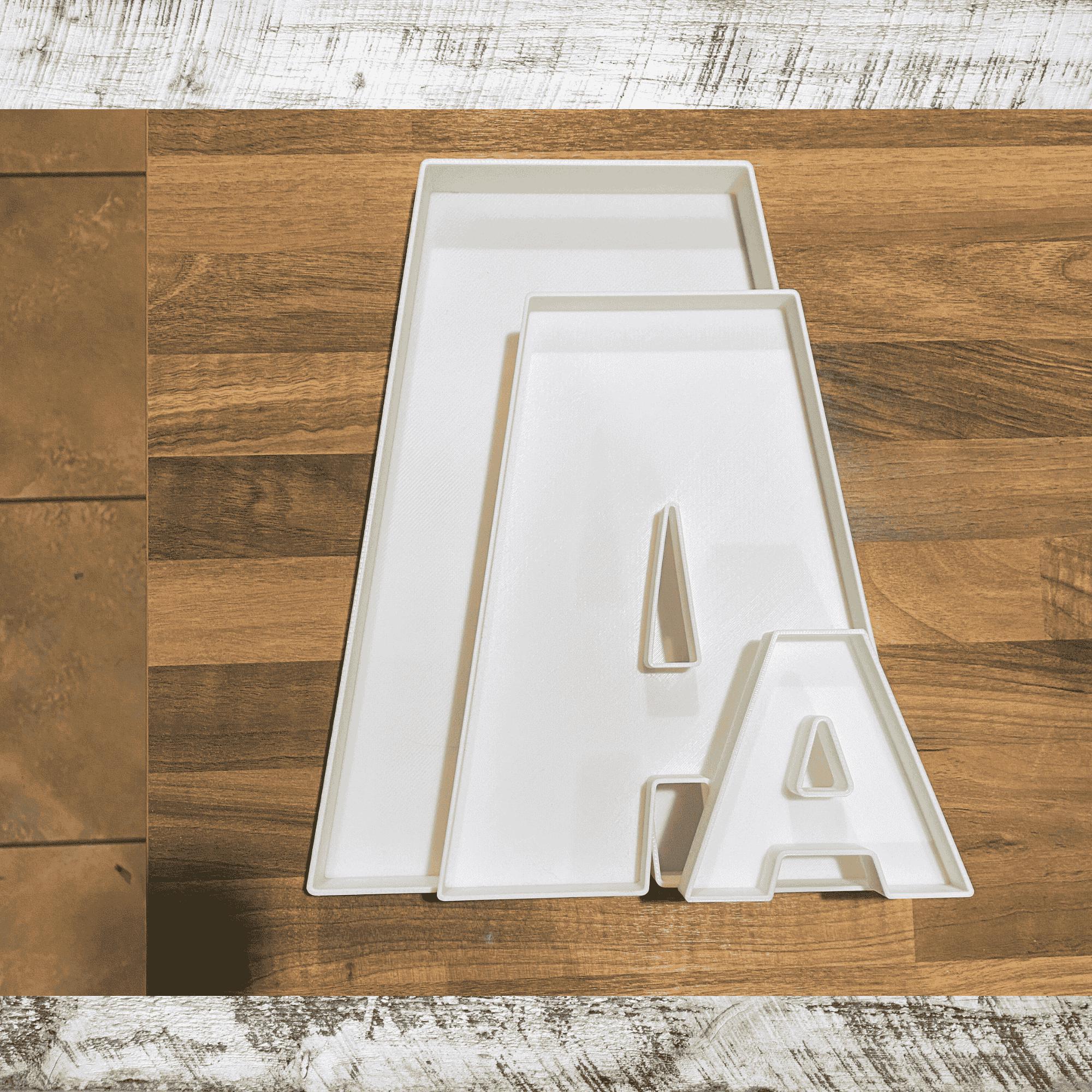 Fillable Letters and Numbers, Personalised Letter Trays, Fillable Candy ...