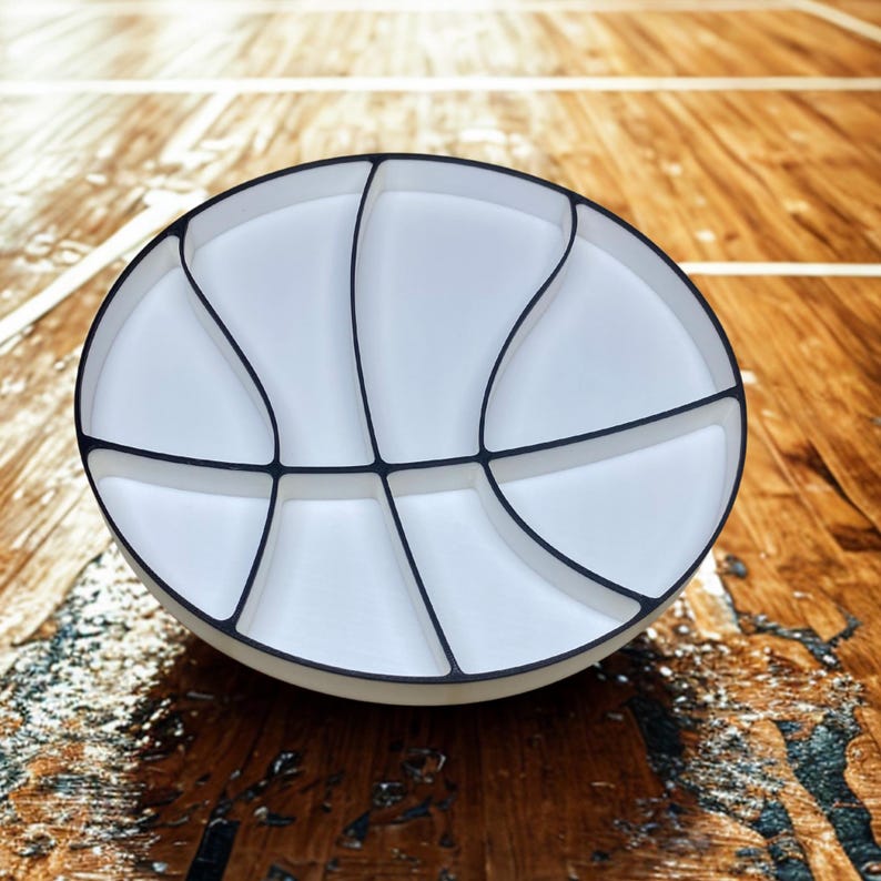 Custom Basketball Snack Tray: 3D Printed Party Platter, Team Colors - Etsy
