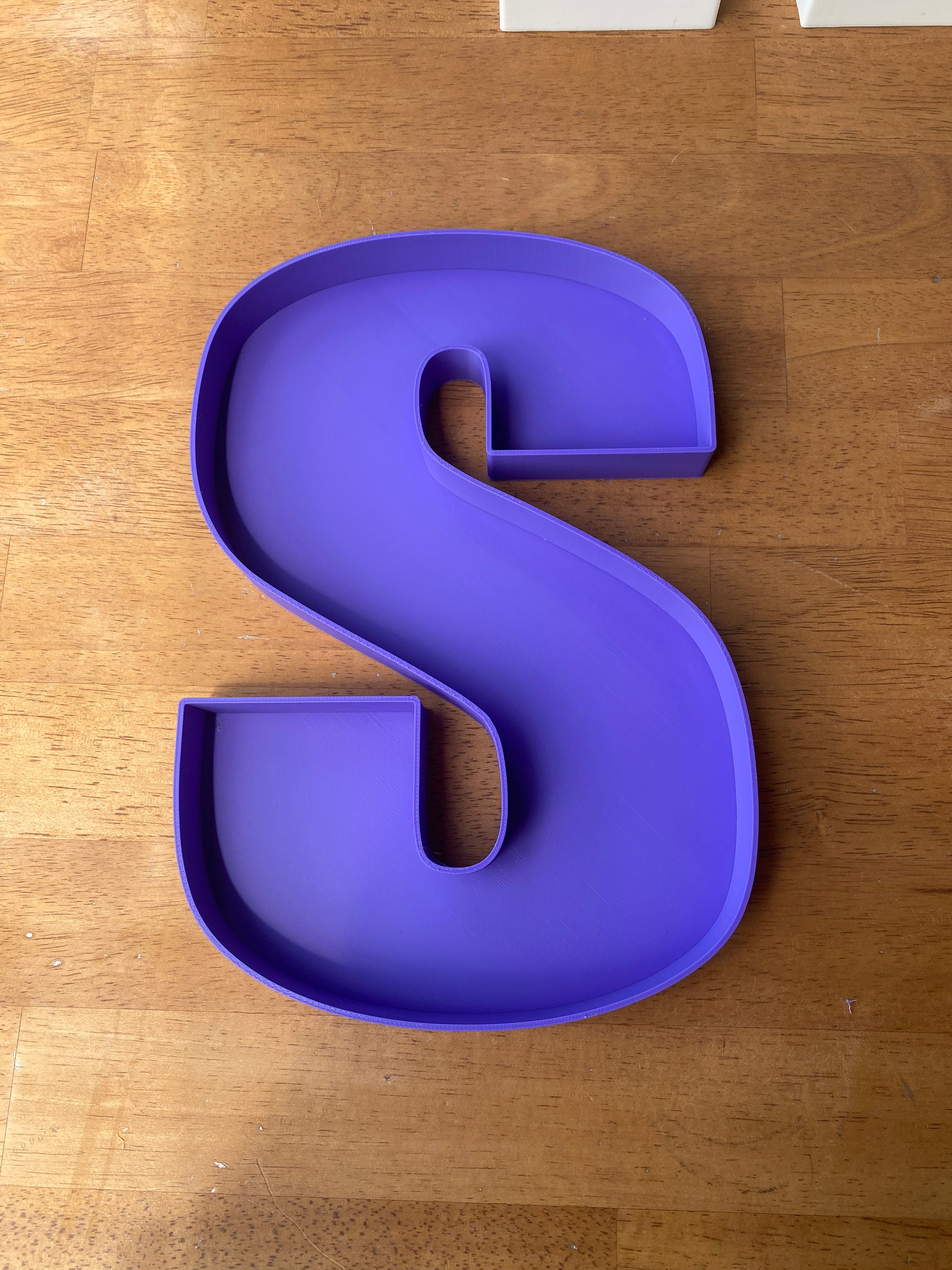3D Printed Fillable Party Letters: 24cm PLA Charcuterie Trays - Etsy