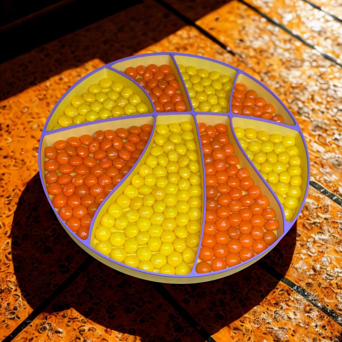 Custom Basketball Snack Tray: 3D Printed Party Platter, Team Colors - Etsy