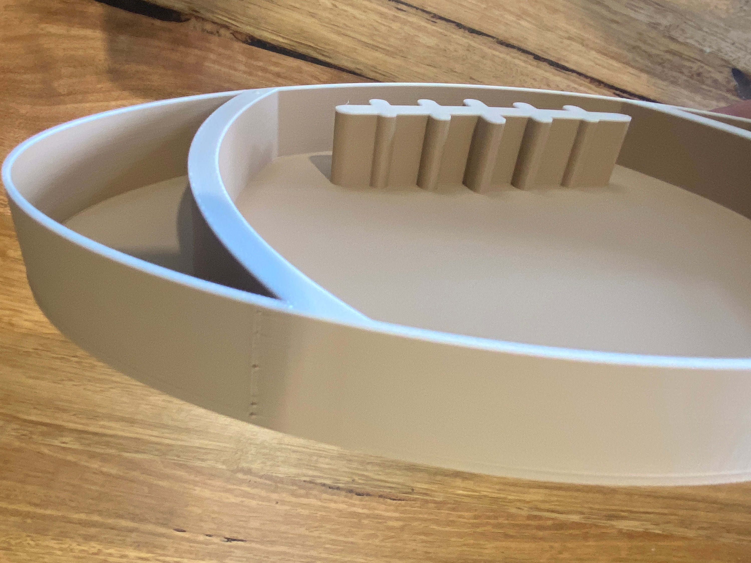 Grid iron fillable tray , fillable shape for sport , sport food tray ...