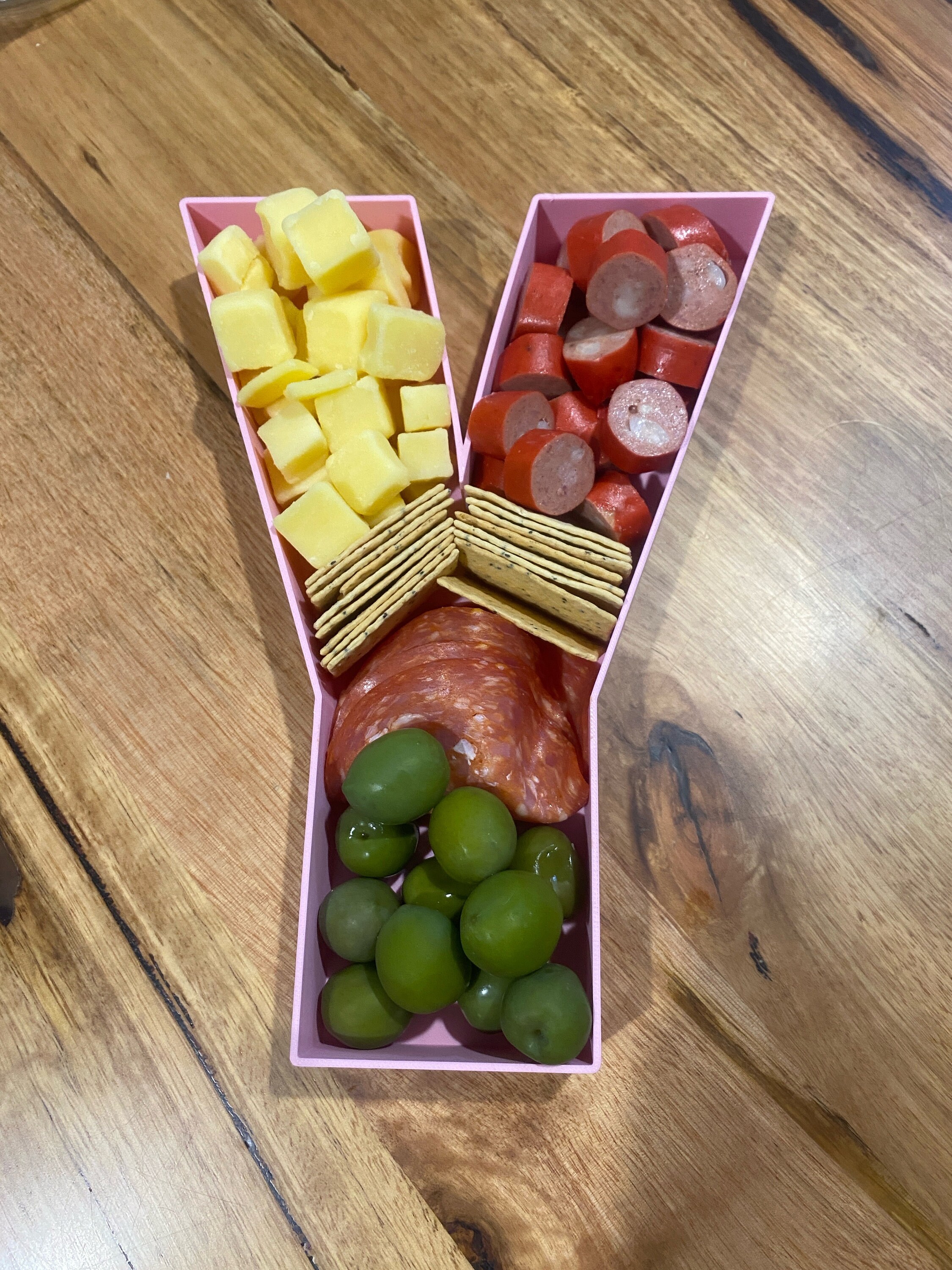 3D Printed Fillable Party Letters: 24cm PLA Charcuterie Trays - Etsy