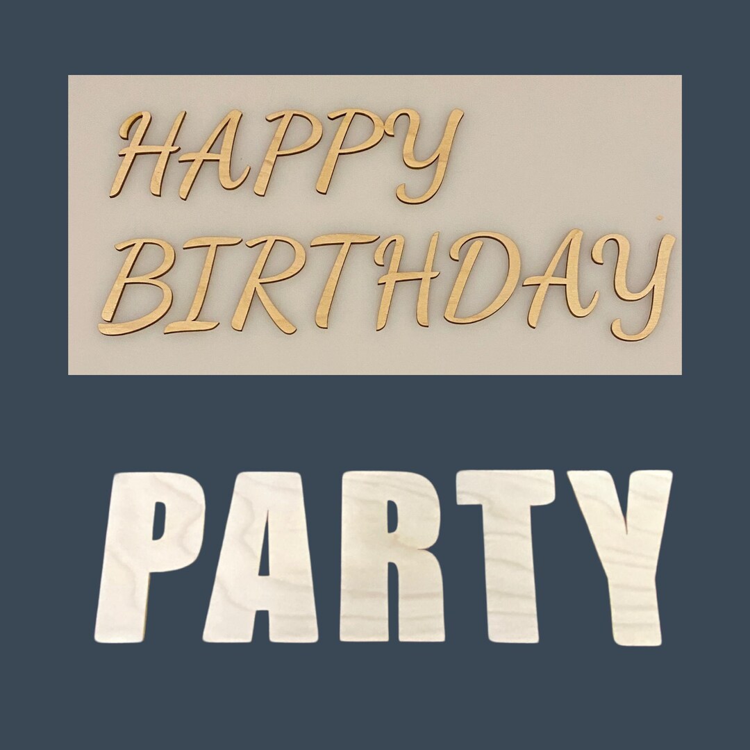 Timber Letters and Numbers, Laser Cut Letters, Craft Letters, Birchwood ...