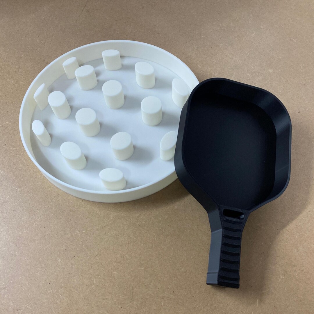 Fillable Pickleball Charcuterie Tray, Fillable Pickleball Bat, Ball ...