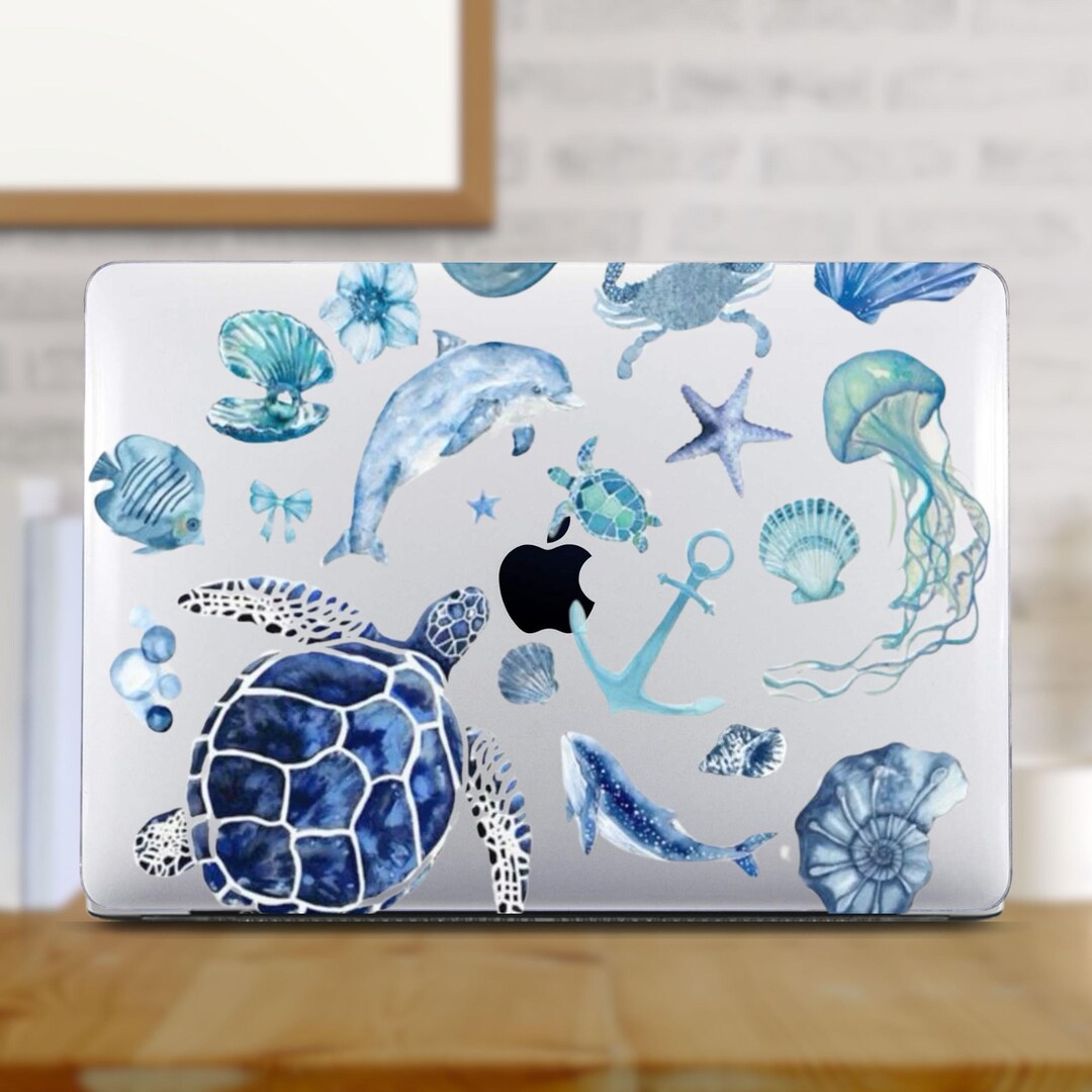 Cute Patterns Crystal Clear MacBook Case for MacBook Air 13 15, MacBook ...