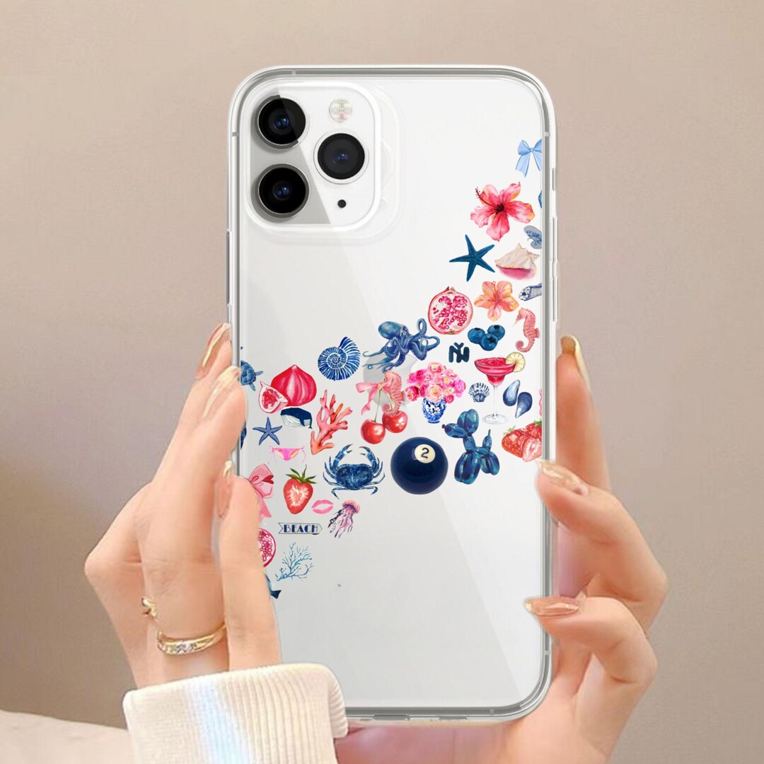 Cute Patterns Aesthetic iPhone Case for iPhone 16 15 14 13 12, iPhone ...