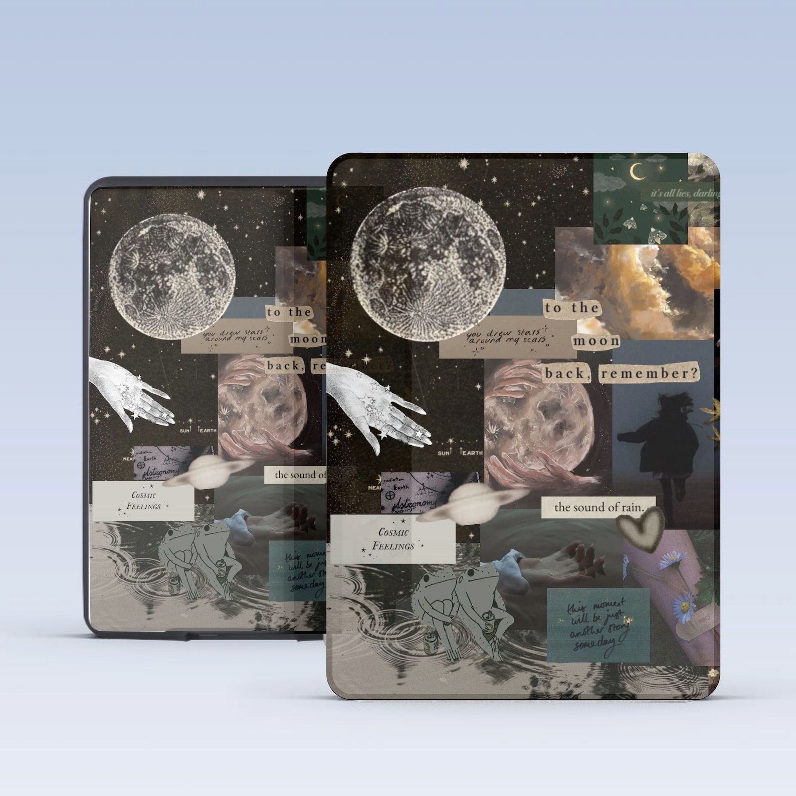 Cute Patterns Aesthetic Kindle Collage Case for Kindle Paperwhite 11 6. ...