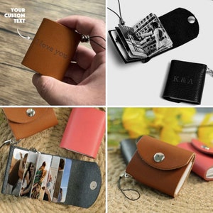 Personalized Mini Photo Album Keychain, up to 20 Custom Photo Keychain ...