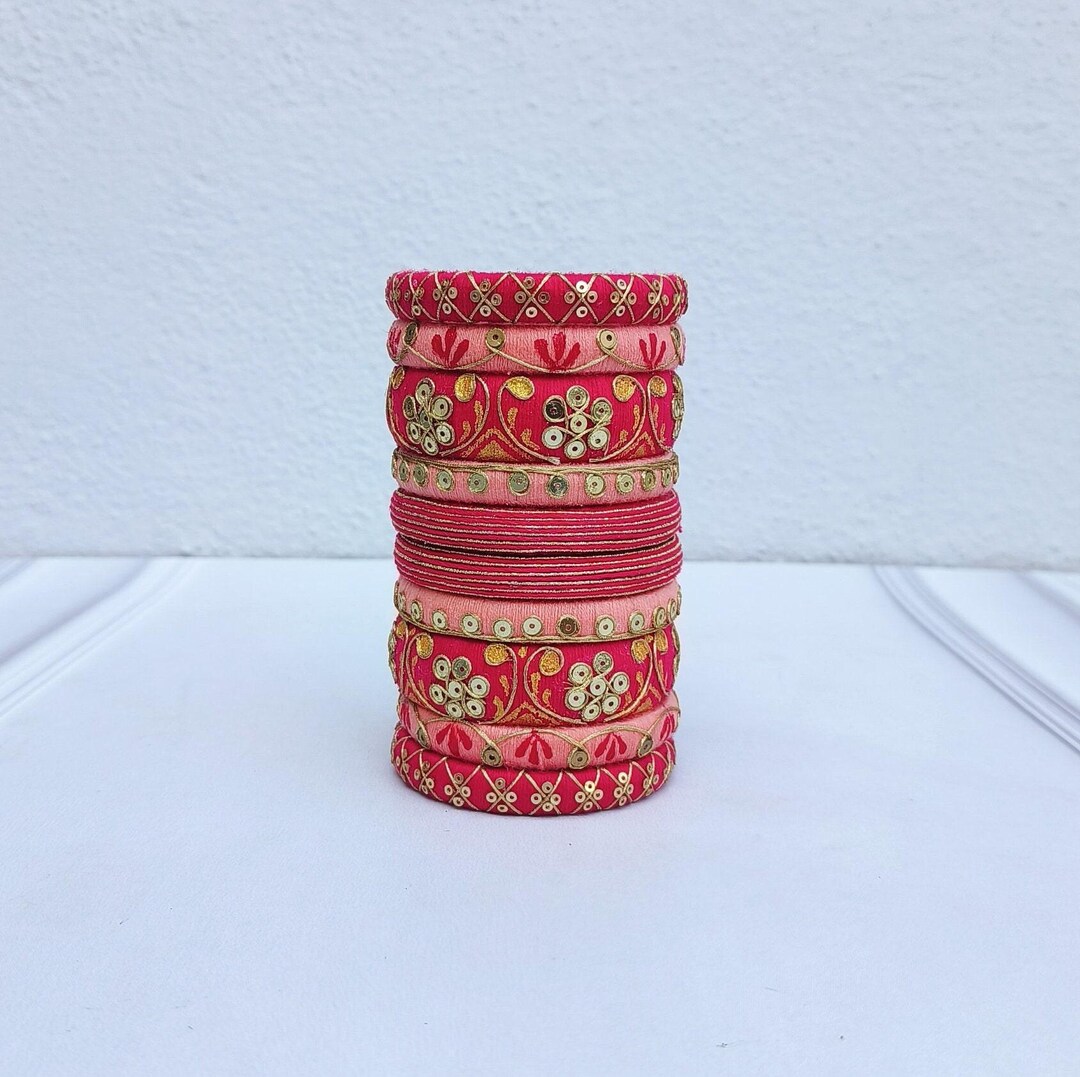 Gorgeous Handmade Bangles With Matching With Our All Outfit. Unique ...