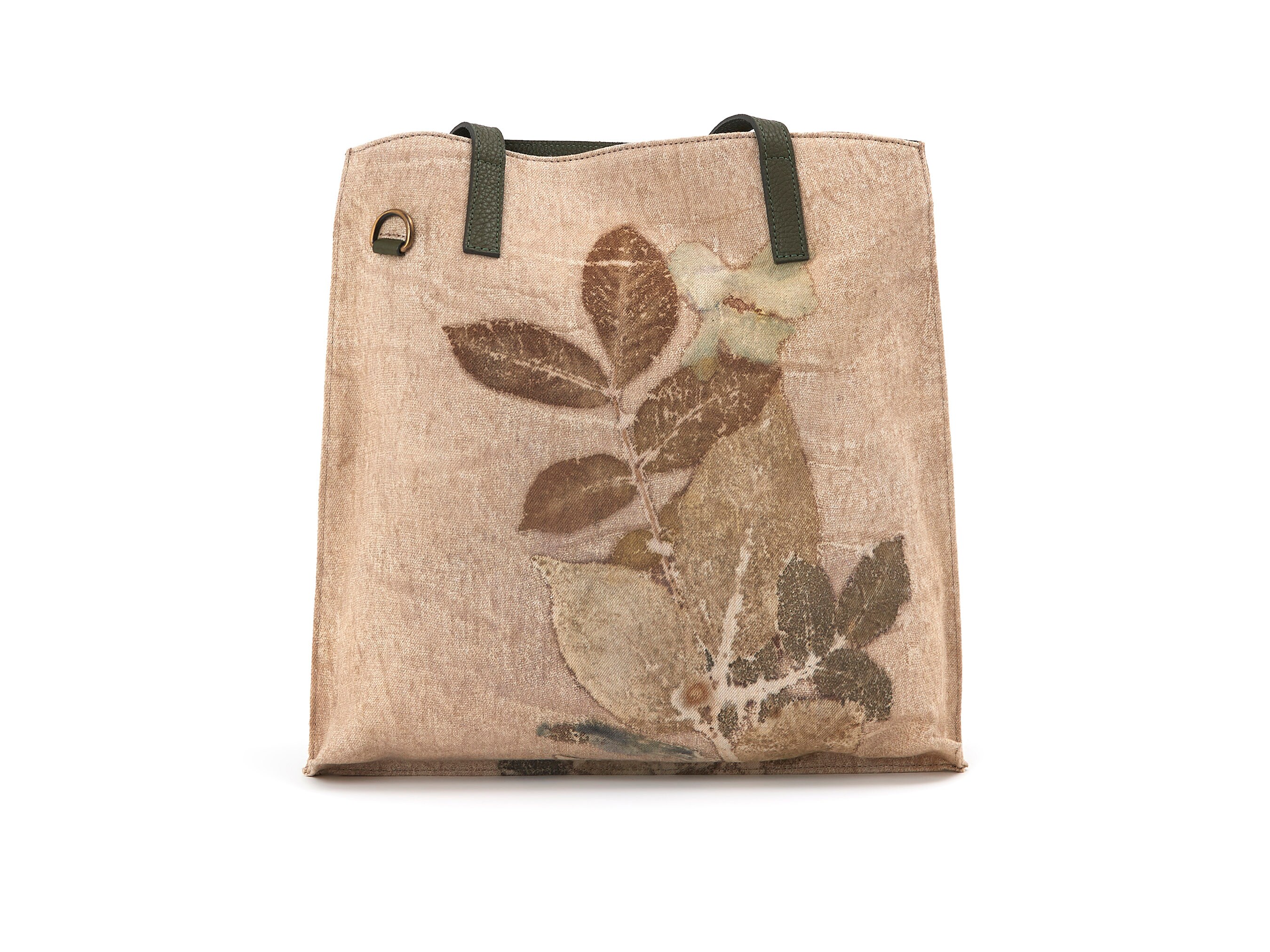 Handmade Persimmon Ecoprint Bag, Handmade Luxury Hemp Tote Bag for ...