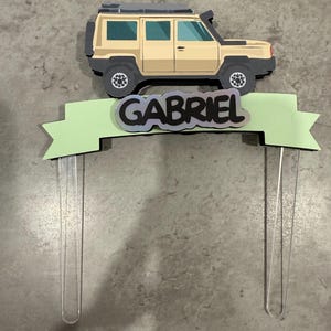 Custom Cake Topper | Car Cake Topper | Land Cruiser Cake Topper ...