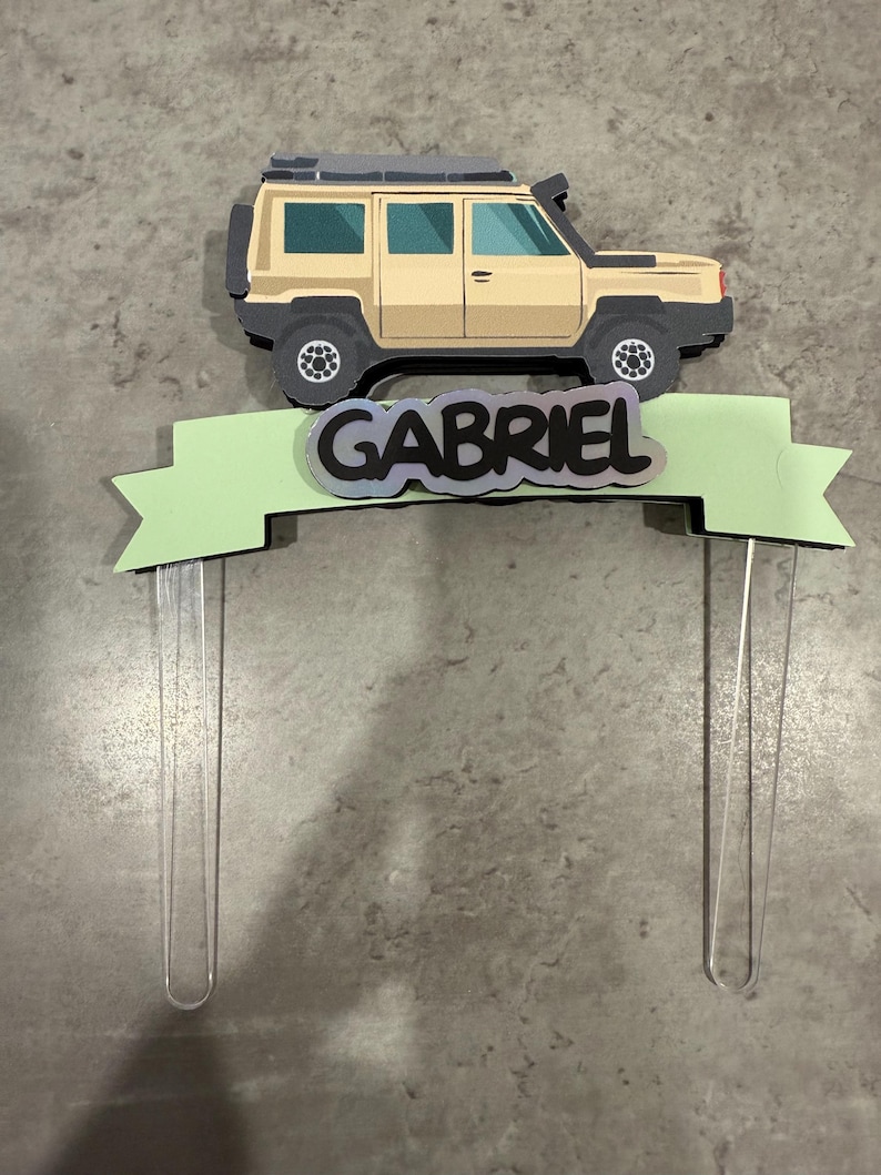 Custom Cake Topper | Car Cake Topper | Land Cruiser Cake Topper ...