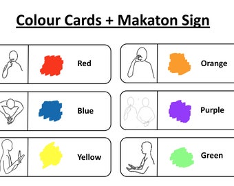 Makaton Card - Etsy Singapore