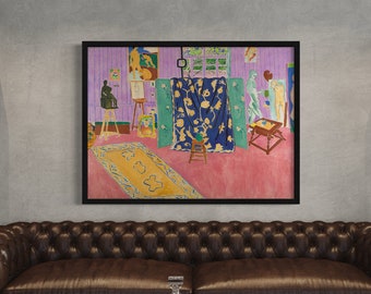 Matisse Pink Studio Print - Etsy
