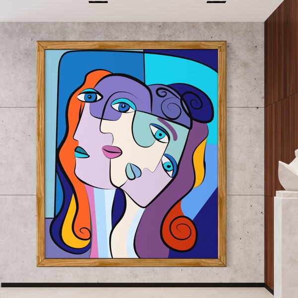 Cubism Portrait - Etsy